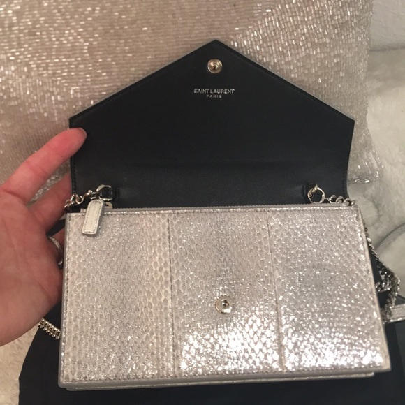 Yves Saint Laurent | Bags | Ysl Silver Bag | Poshmark
